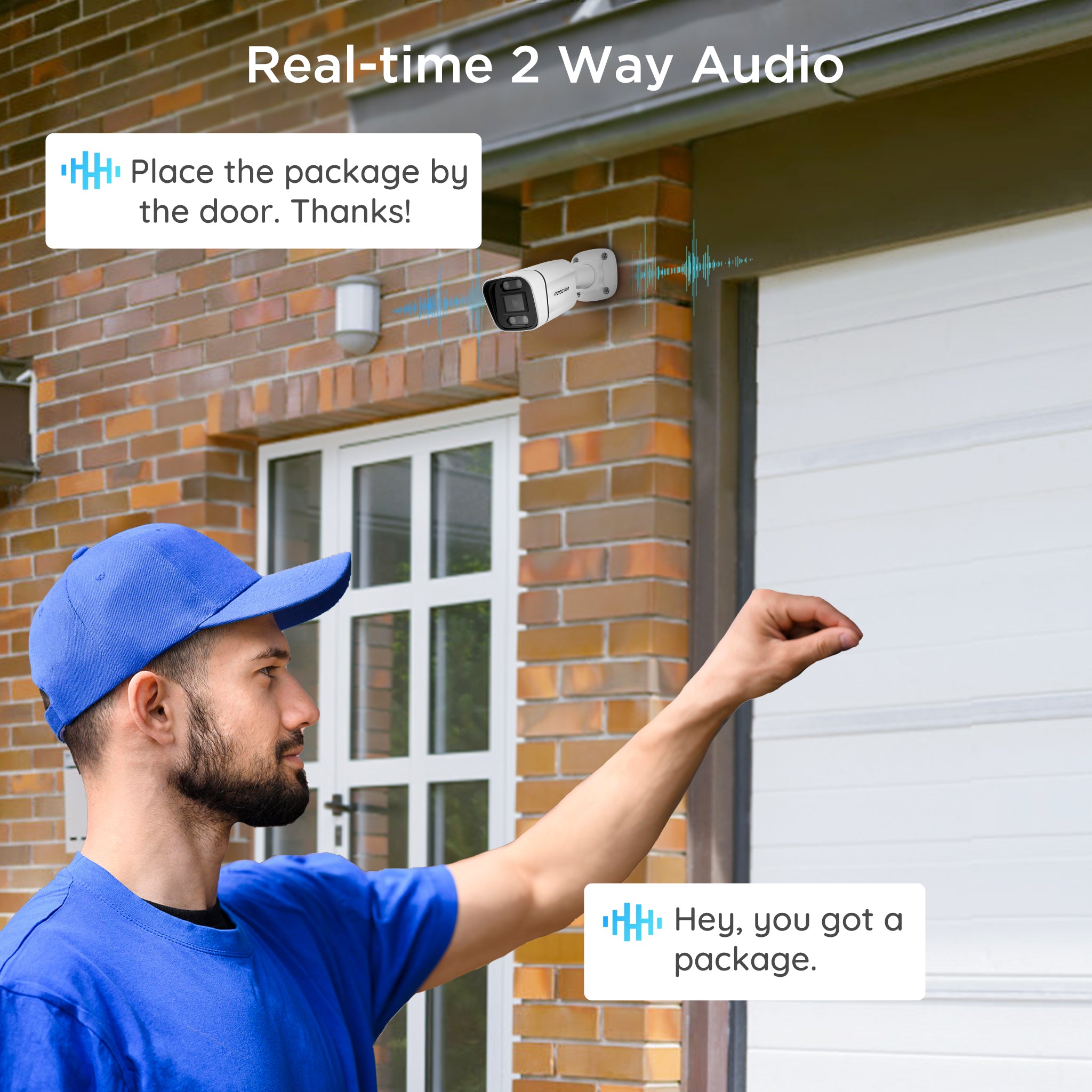 Foscam V8EP 4K Smart PoE Camera with Spotlight